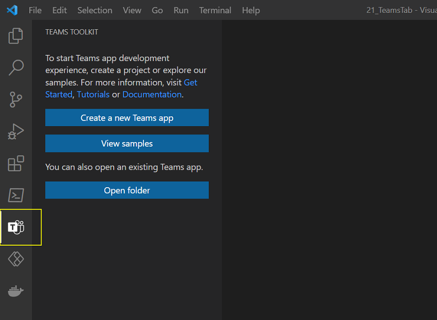 Teams Toolkit For Creating Microsoft Teams Tab Teams Toolkit For Creating Microsoft Teams Tab